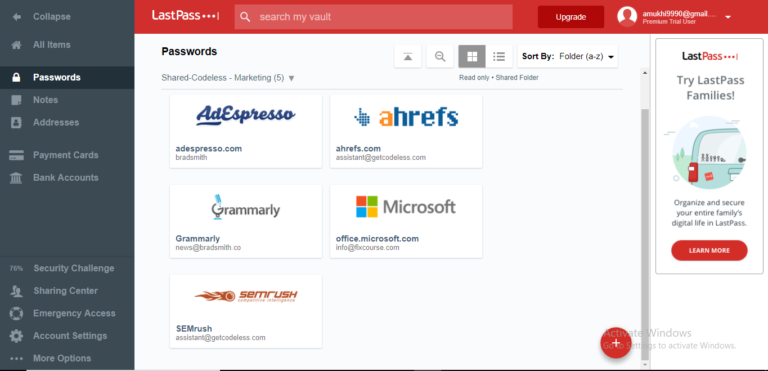 There isn’t anything unusual on the interface. On the left-hand side ...